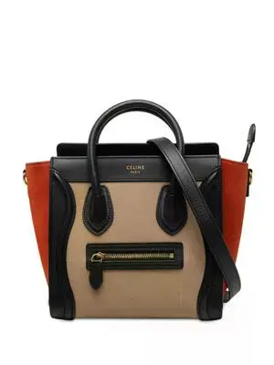Celine Luggage Satchel - Brown