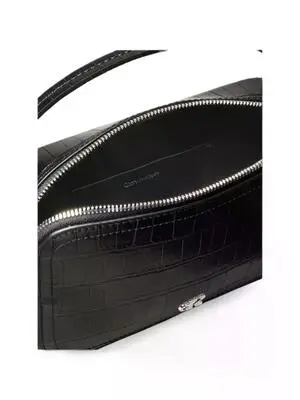 Calvin Klein Monogram Croc-effect Shoulder Bag
