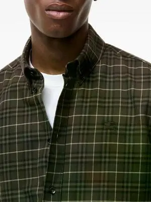 Burberry Check-pattern Long-sleeved Shirt