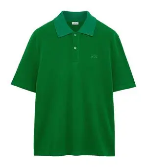 Loewe Stretch-cotton Polo Shirt - Green