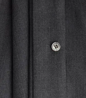 LE17SEPTEMBRE Wool-blend Two-pocket Overshirt