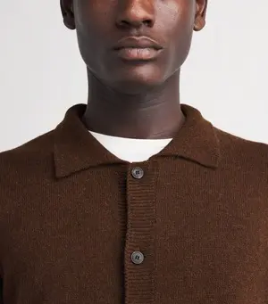 LE17SEPTEMBRE Wool-alpaca Collar Cardigan - Brown