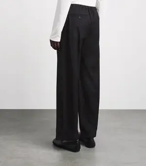 LE17SEPTEMBRE Wool-blend Drawstring Trousers
