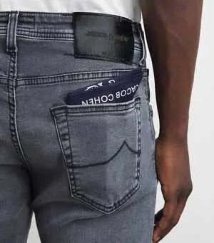 Jacob Cohen Pony Hair-patch Nick Slim Jeans
