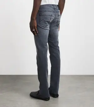 Jacob Cohen Pony Hair-patch Nick Slim Jeans