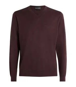 Falke Ultrafine Merino Wool V-neck Sweater