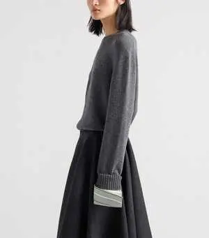Prada Wool-cashmere Crew-neck Sweater