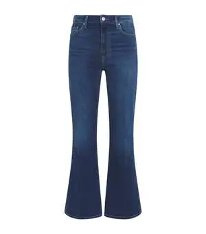 Paige Marlow Skimmer High-rise Flared Jeans - Blue