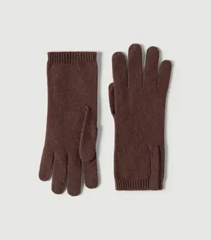 Brunello Cucinelli Cashmere Monili-trim Gloves