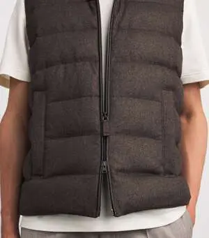Herno Silk-cashmere Down Quilted Gilet