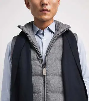 Herno Silk-cashmere Down Quilted Gilet