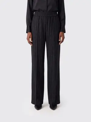 Brunello Cucinelli Pinned Striped Trousers - Blue