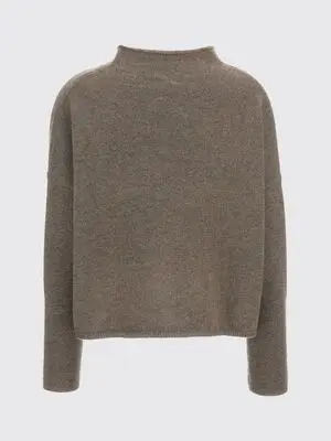 LISA YANG Pure Cashmere Funnel Neck Sweater With Dropped Shoulders