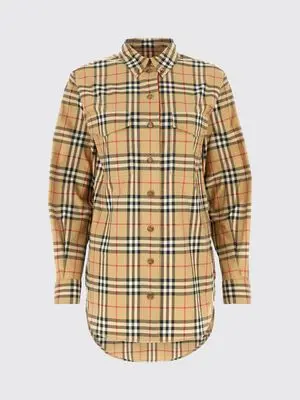 Burberry Check Shirt - Beige