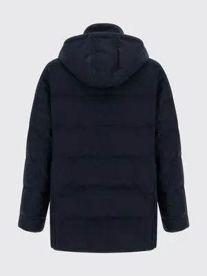 Brunello Cucinelli Padded Wool Parka With Detachable Hood - Grey 1