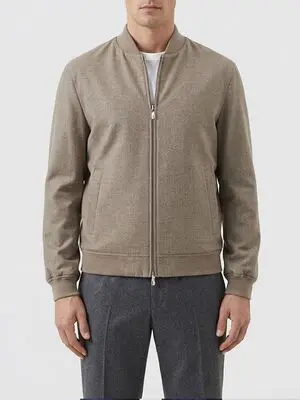 Brunello Cucinelli Brunello Cucinelli Pure Cashmere Bomber Jacket Grey