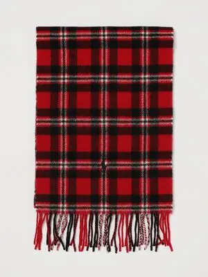 Polo Ralph Lauren Tartan Plaid Wool Scarf - Red