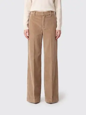 Brunello Cucinelli High-waisted Wide-leg Corduroy Velvet Trousers - Brown