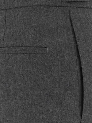 Stella McCartney High-waisted Straight-leg Trousers In Pure Wool