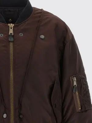 MAISON MARGIELA Reversible Quilted Nylon Bomber Jacket - Brown