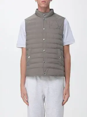 Brunello Cucinelli Water-repellent Quilted Padded Vest - Grey