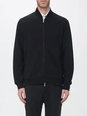 Brunello Cucinelli Cashmere And Silk Cardigan With Bomber Collar And Zip