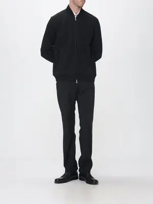 Brunello Cucinelli Cashmere And Silk Cardigan With Bomber Collar And Zip