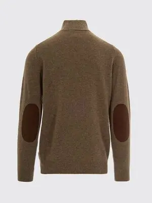 Barbour High-neck Pure Wool Cardigan With Button Closure