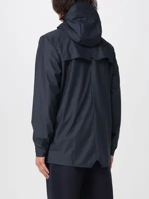 Rains Hooded Waterproof Jacket In Recycled Technical Fabric