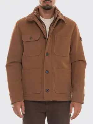 Peuterey Bergher Cotton Drill Windbreaker Jacket With Primaloft® Padding - Camel