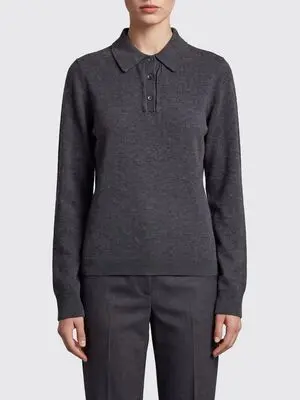 MAISON MARGIELA Slim Fit Long-sleeved Knitted Virgin Wool Polo Shirt