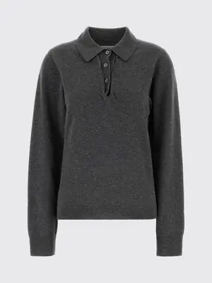 MAISON MARGIELA Slim Fit Long-sleeved Knitted Virgin Wool Polo Shirt