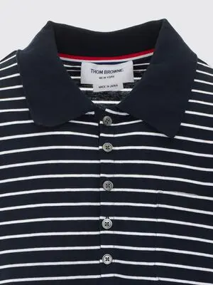 Thom Browne 4-bar Stripe Short-sleeve Cotton Polo