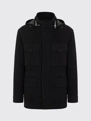 TOM FORD Suede Lambskin Leather Sahariana Jacket With Hood