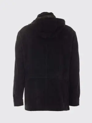TOM FORD Suede Lambskin Leather Sahariana Jacket With Hood