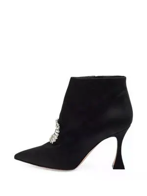 Manolo Blahnik Cantita Crystal-embellished Ankle Boots