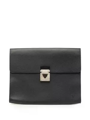 LOUIS VUITTON 2004 Taiga Minuto Clutch Bag