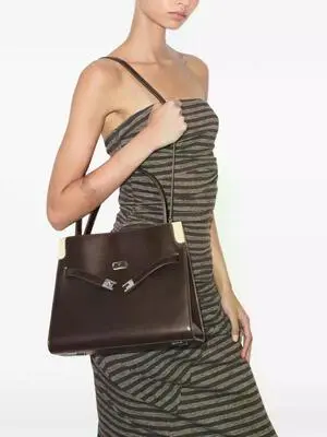 Tory Burch Small Lee Radziwill Double Bag - Brown