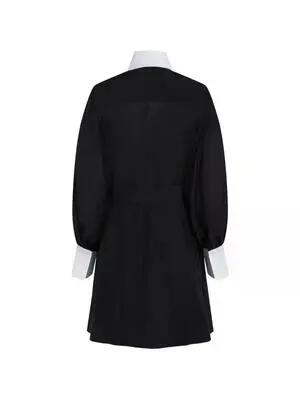 Karl Lagerfeld Contrast Bib Shirt Dress