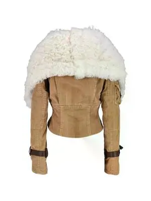 Dsquared2 Shearling-collar Corduroy Jacket