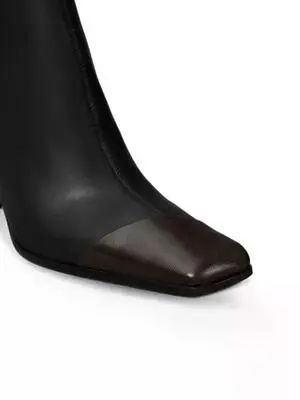 Tory Burch Asymmetric Cap-toe Ankle Boots