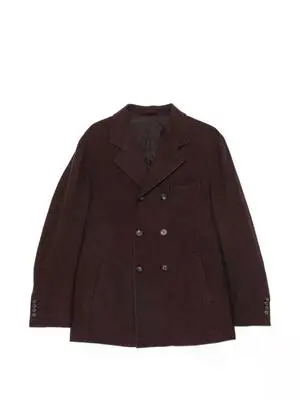 Eleventy Double-breasted Wool Coat