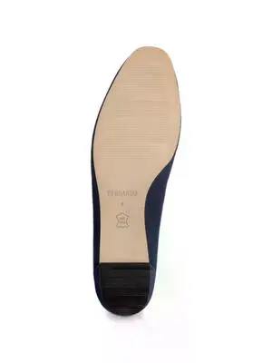Bernardo Nero Suede Almond-toe Pumps