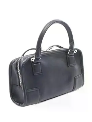 Loewe 2010-2026 Mini Leather Amazona 180 Satchel - Black