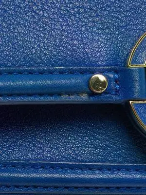 Tory Burch Amanda Foldover-top Mini Shoulder Bag - Blue