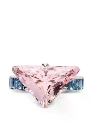 Prada Couleur Vivante Morganite And Aquamarine Solitaire Ring