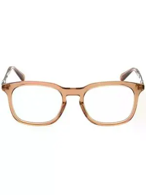 Moncler Logo-plaque Glasses - Neutrals
