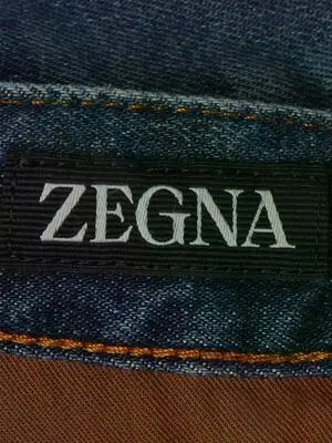 Zegna Distressed Slim-fit Jeans