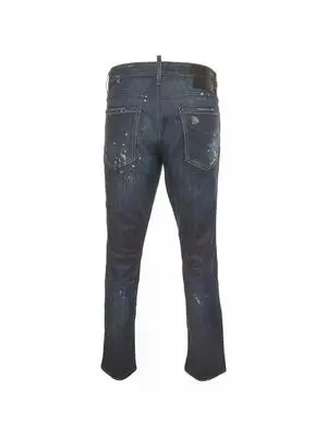 Dsquared2 Distressed Straight-fit Jeans
