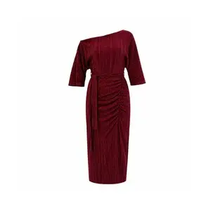 GIRL IN MIND Vendy Midi Dress - Red